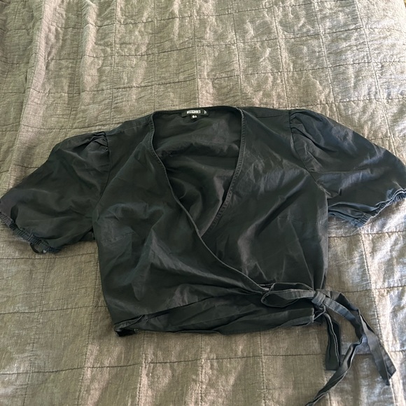 Missguided | Tops | Misguided Wrap Top | Poshmark